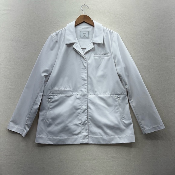 Figs | Jackets & Coats | Figs Womens Large Bellevue Short Lab Coat ...